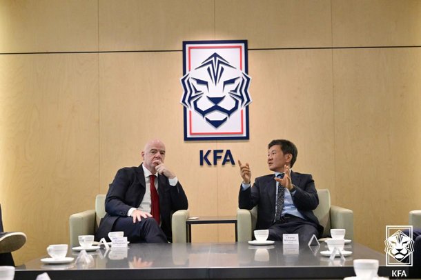 "감독 선임 KFA의 고유권한" 경고 공문→직접 말문 연 인판티노 FIFA 회장, 각국 협회 '자율성' 재차 강조 : 네이트 스포츠