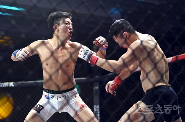 이정현, ROAD FC 062 페더급 승리 [포토] : 네이트 스포츠