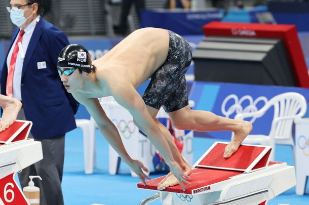 [도쿄올림픽]'150m까지 선두' 황선우 자유형 200m 결승서 7위 : 네이트 뉴스