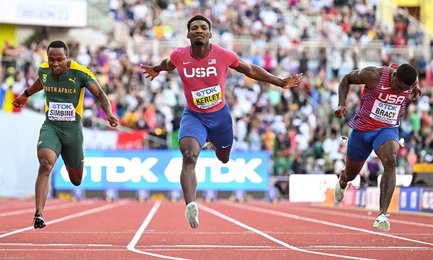 컬리, 100m 9초86 우승…"볼트 후계자, 나야 나" : 네이트 스포츠