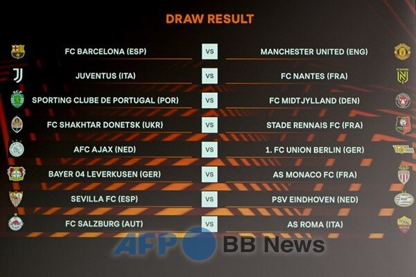 토트넘은 AC밀란, 나폴리는 프랑크푸르트와 UCL 16강…UEL에선 바르셀로나 vs 맨유(종합) : 네이트 스포츠