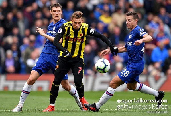 [EPL 37R] '화력 대폭발' 첼시, 왓포드 3-0 완파…3위 도약 : 네이트 스포츠