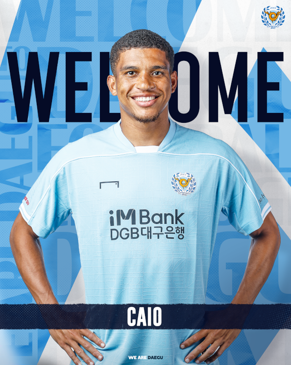 [오피셜] 대구FC, 'K3리그 베스트 11' 브라질 DF 카이오 영입! "대팍서 꿈 펼치게 돼 기뻐" : 네이트 스포츠