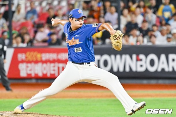 154km→158km→159km 뱀직구에 150억 타자도 속수무책…'긁히면 언터처블' 김서현, 한화 5강 도전의 열쇠 : 네이트 스포츠