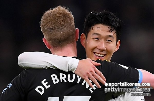 이게 바로 손흥민 클래스…PL 1위 대기록 썼다!→'5개 구단 관심' KDB, 맨시티와 10년 동행 마침표 : 네이트 스포츠