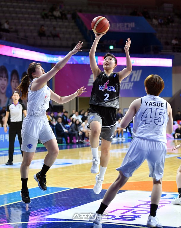 한국 라이징스타, 일본 라이징스타에 35-44 패배…기량 차이 있었다 [WKBL올스타전] : 네이트 스포츠