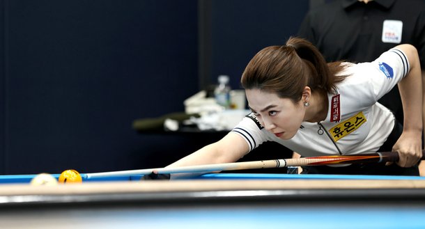 차유람 독 품었다, 에버리지 2.273 '역대 3위' 쏘며 LPBA 2차 예선 진출 : 네이트 스포츠