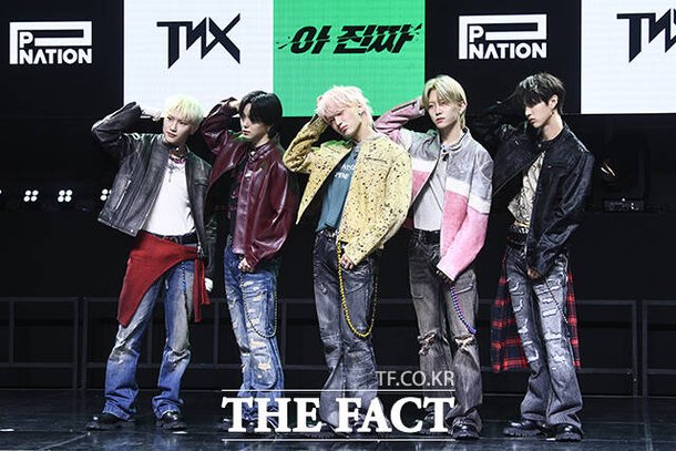 '멤버 전원 앨범 작업 참여'…TNX 'For Real?' [TF사진관] : 네이트 연예