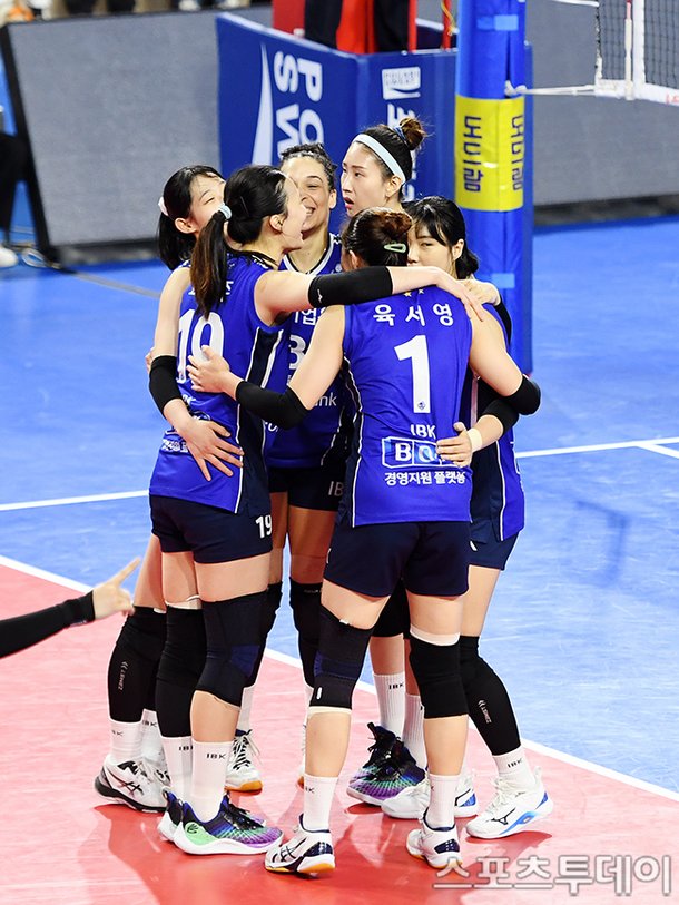 [ST포토] IBK기업은행, 기분좋은 3연승 : 네이트 스포츠