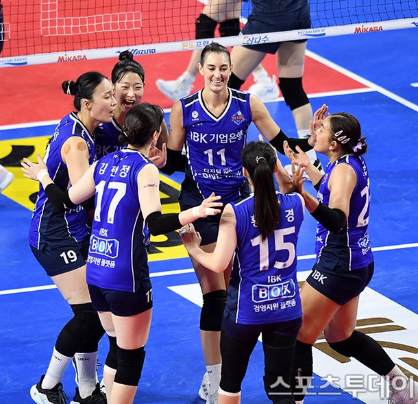 [ST포토] IBK기업은행 '분위기 좋다~' : 네이트 스포츠