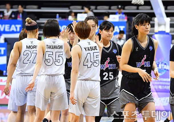 WKBL 라이징스타, 日 라이징스타에 35-44 패배…김정은·카사기 MVP : 네이트 스포츠
