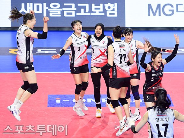[ST포토] 정관장, 'IBK 3-0 셧아웃' : 네이트 스포츠