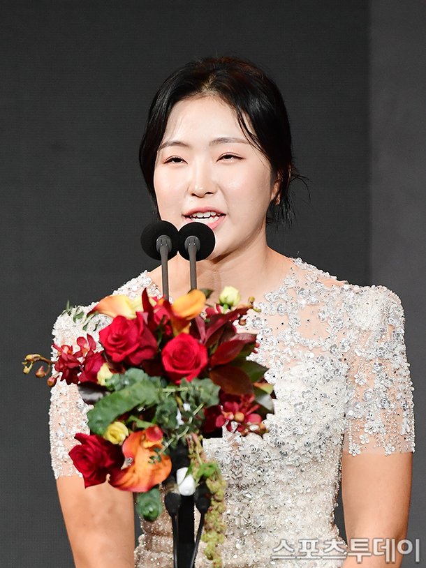 [ST포토] 유현조, 2024 KLPGA 신인상 : 네이트 스포츠