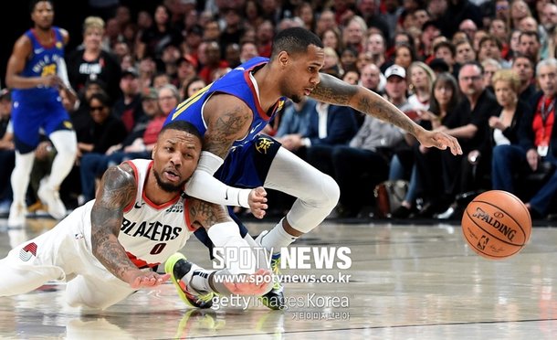 'NBA PO 역대 가장 긴 경기' 포틀랜드-덴버, 3시간 27분 동안 혈전 : 네이트 스포츠