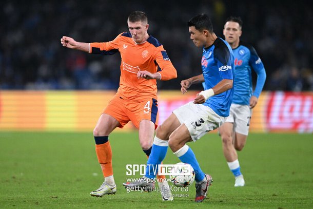 [SPO 스탯] 'UCL 풀타임' 김민재, 수비+빌드업 '완벽'…패스 99%+평점 7.5 : 네이트 스포츠