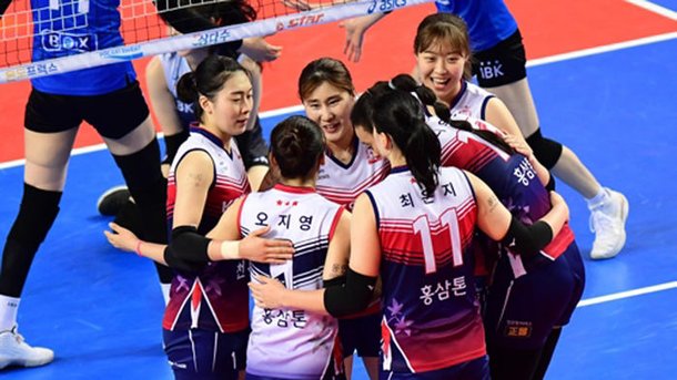 '오늘은 5세트 없다'…KGC인삼공사, IBK기업은행 3대 0 제압 : 네이트 스포츠