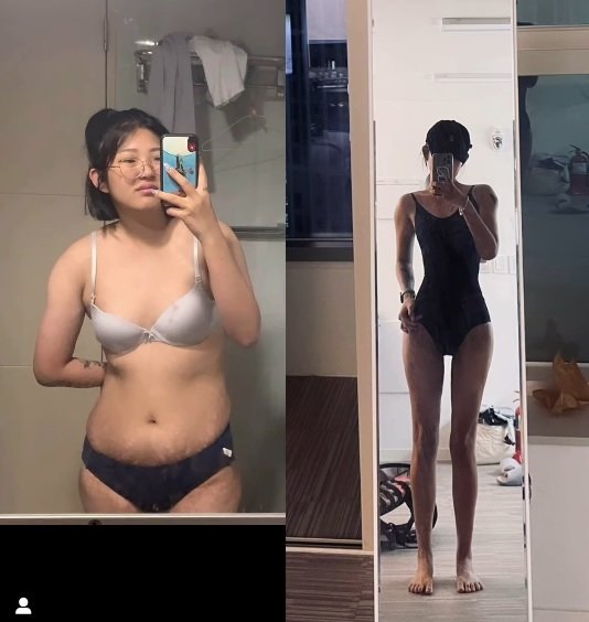 '故 최진실 딸' 최준희, 44kg 감량 전후…"싹 갈아엎어" : 네이트 연예