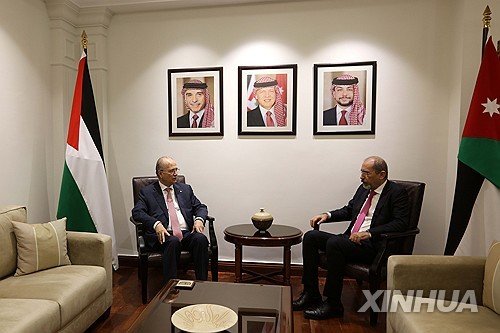 JORDAN-AMMAN-FM-PALESTINIAN PM-MEETING : 네이트 뉴스