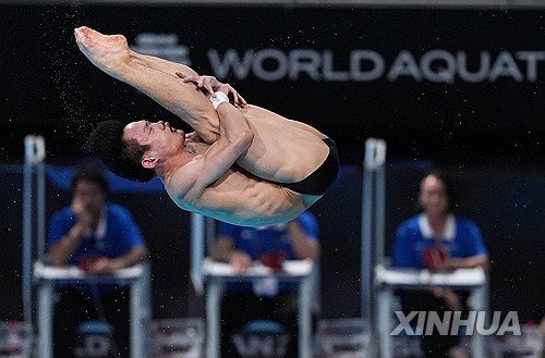 (SP)CHINA-SHAANXI-XI'AN-DIVING-WORLD AQUATICS WORLD CUP 2024-SUPER ...