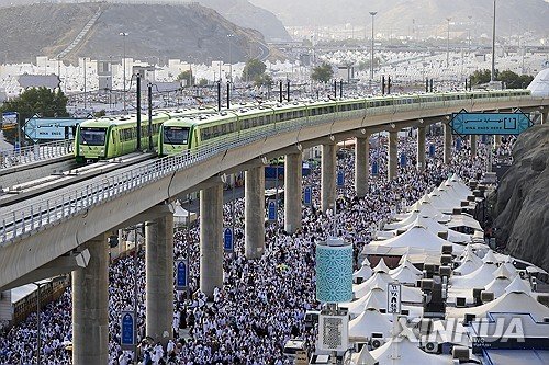 SAUDI ARABIA-MECCA-2024 HAJJ-CHINESE-BUILT LIGHT RAIL : 네이트 뉴스