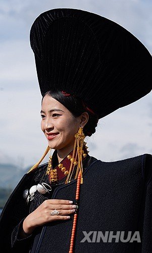 (SichuanMosaics)CHINA-SICHUAN-BUTUO-YI ETHNIC GROUP-TORCH FESTIVAL ...