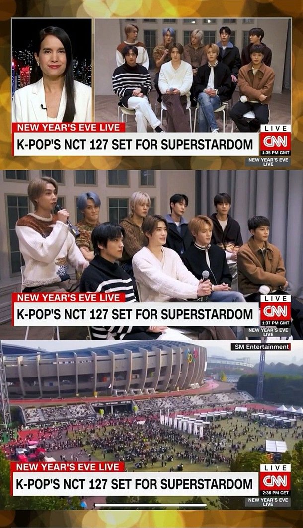 "Happy New Year!"…NCT 127, CNN과 특별 인터뷰 : 네이트 뉴스