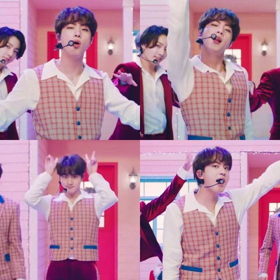 방탄소년단 진, 日CDTV 무대서 완벽 라이브+설레는 미모…"섹시큐티핸섬" | 네이트 연예