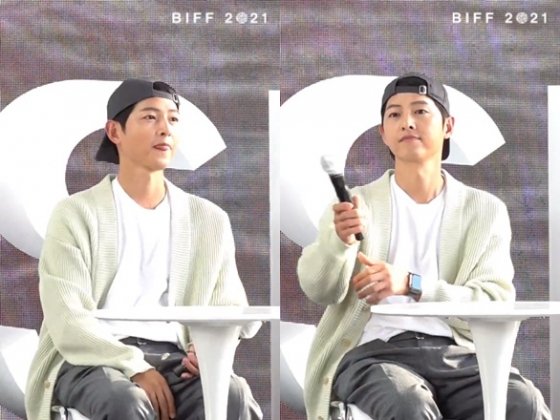 '승리호' 송중기 "해외서 '오징어게임' 인기 실감했다" [26th BIFF 오픈토크] : 네이트 연예