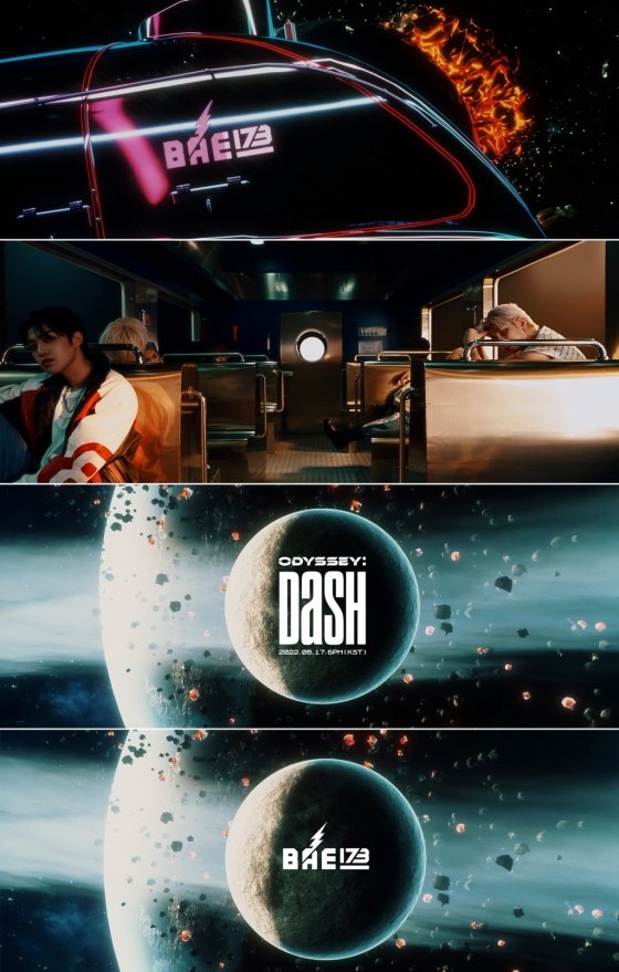 BAE173, 'DaSH' 첫 MV 티저 공개…SF 영화급 퀄리티 : 네이트 연예