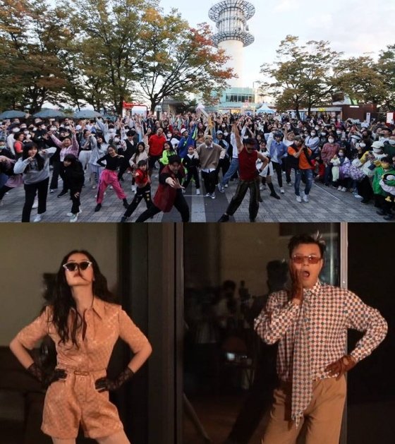 JYP 박진영, 서울 'Groove Back' 댄스 챌린지 시작(ft.선미) : 네이트 연예