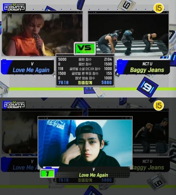 BTS 뷔, '엠카' 3주 연속 1위…성한빈 새 MC+화사·김세정 컴백+라이즈 데뷔[★밤TView] : 네이트 연예