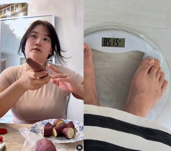 '150kg→85kg' 미나 시누이, 고구마로 다이어트 "식단 다 바꿨죠" : 네이트 연예