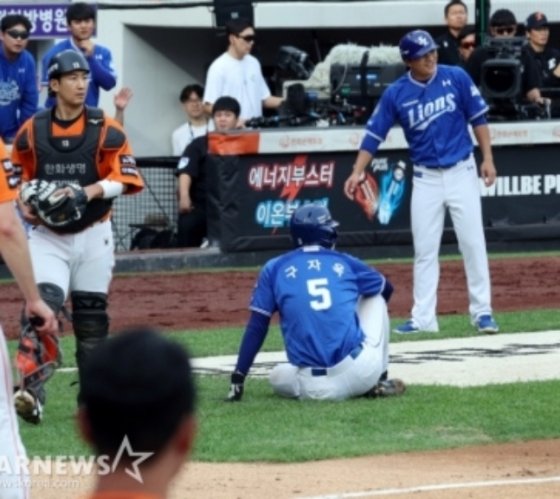 'PS 타율 0.143' 캡틴, 박진만 감독은 '왜' 삼성 키플레이어로 뽑았나 "구자욱은 없어선 안 될 존재" [PO3 현장] : 네이트 스포츠