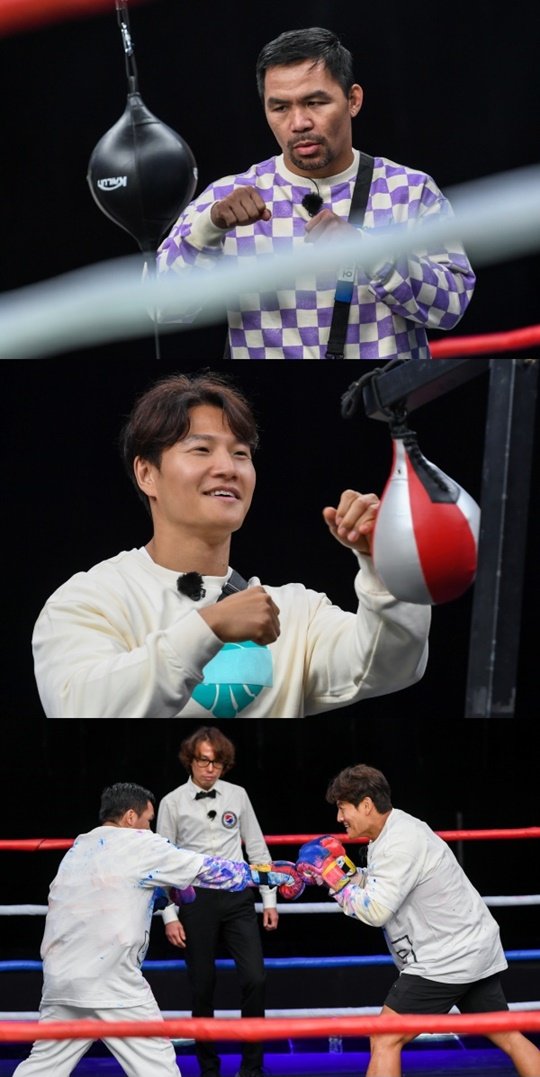 '런닝맨' 파퀴아오VS김종국, 클래스 다른 빅매치…결과는? : 네이트 연예