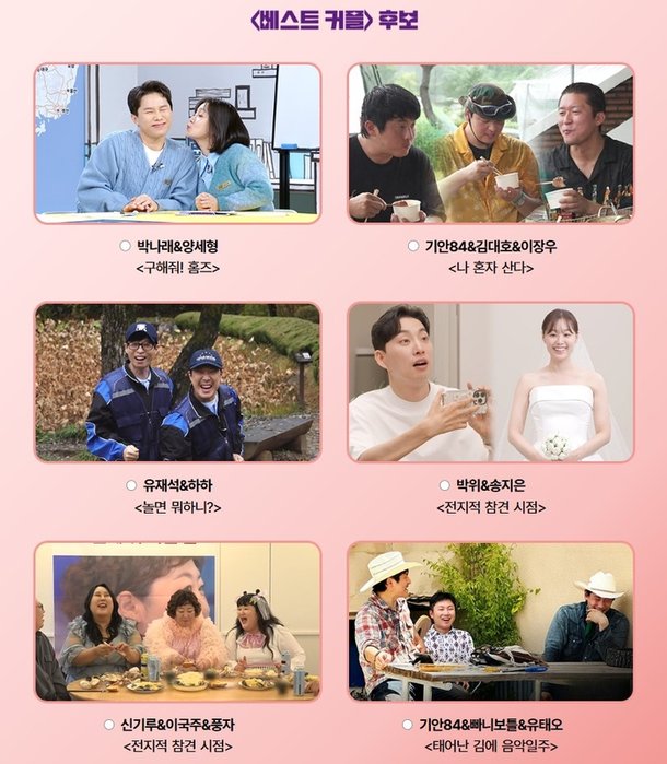 'MBC방송연예대상' 베커상은 누구? 유재석X하하→기안84X이장우 : 네이트 연예