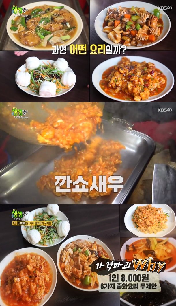 '2TV 생생정보 가격파괴Why' 1인 8000원 중화요리 무제한(희래성) 맛집 '어디?' : 네이트 연예