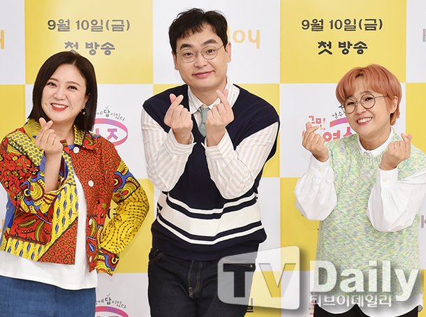 [TD포토] 김숙-박영진-송은이 '국민 영수증 3MC' : 네이트 연예