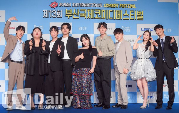 [TD포토] 부코페 참석한 KBS 34기 신인 개그맨들 : 네이트 연예