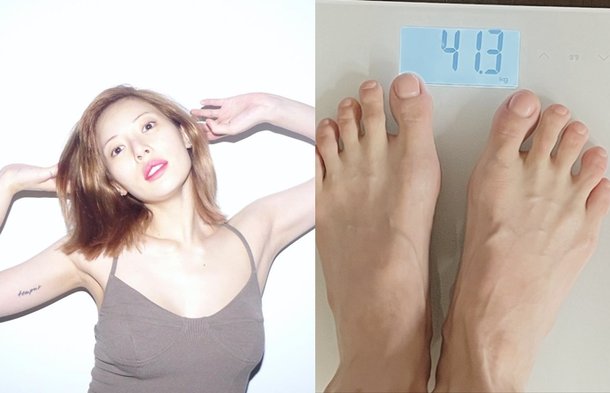 '던♥' 현아, 41.3kg 앙상한 몸무게…"이거 아니잖아" : 네이트 연예