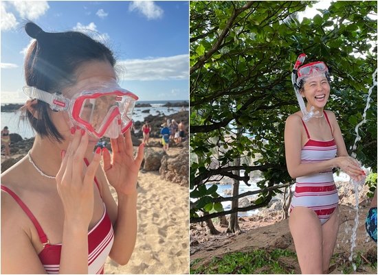 김나영 하와이서 늘씬 수영복 자태…♥마이큐 거침없는 럽스타 네이트 연예