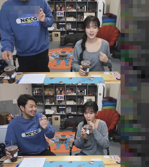 침착맨 합방 도중 비비 돌발 행동에 뇌정지→xx 떨지 마세요 네이트 연예