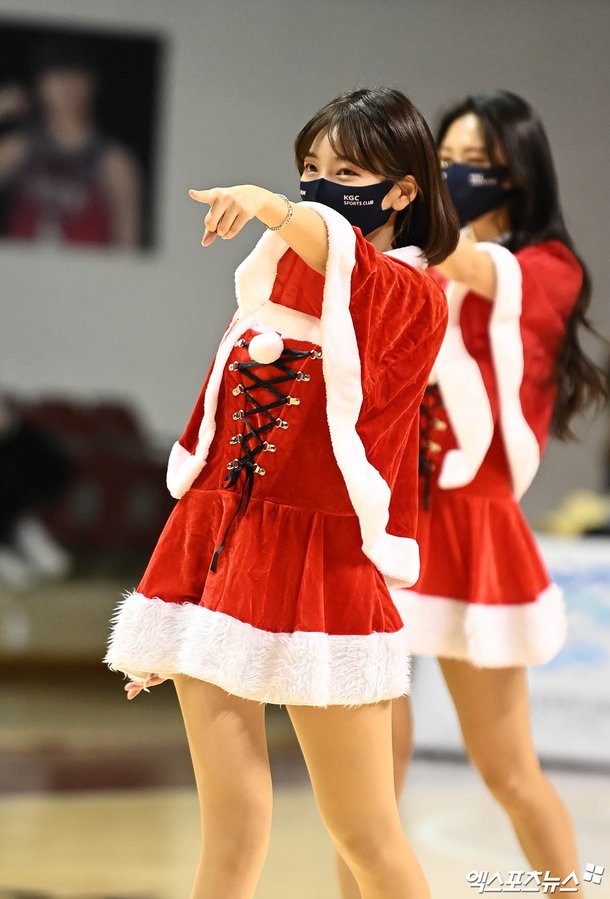 KGC 치어리더 '단발 요정'[엑's HD포토] : 네이트 스포츠