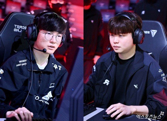 '페이커 vs 비디디, 베테랑들의 활약은?' T1-KT 선발 라인업 공개 [LCK PO] : 네이트 뉴스