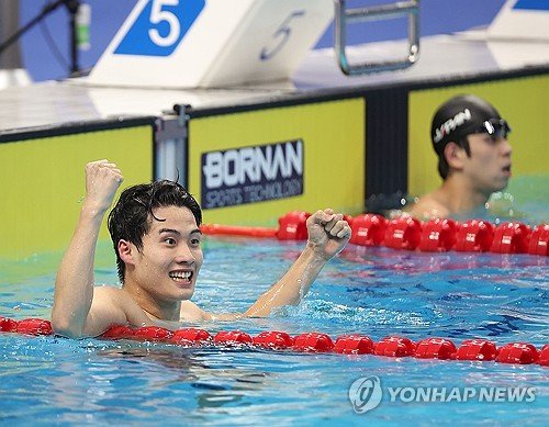 황선우 또 해냈다! 남자 자유형 200m 금메달+한국신…아시안게임 2관왕 등극 [AG 현장] : 네이트 스포츠