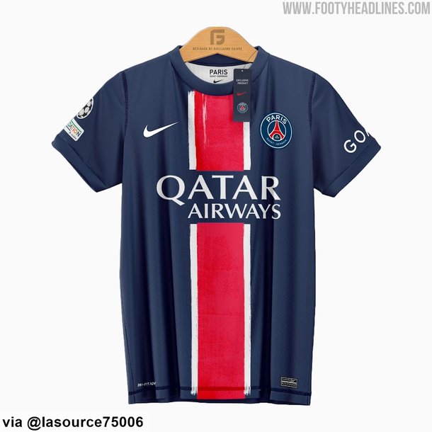 이강인, 다음 시즌 '핑크 조던' 셔츠 입을까…2024-25 PSG 유니폼 유출 : 네이트 스포츠