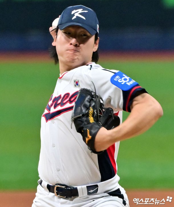 41일 만에 실전인데 '156km/h' 실화?…곽빈, 8일 체코전 2이닝 30구 4K 무실점 완벽투 [고척 라이브] : 네이트 스포츠