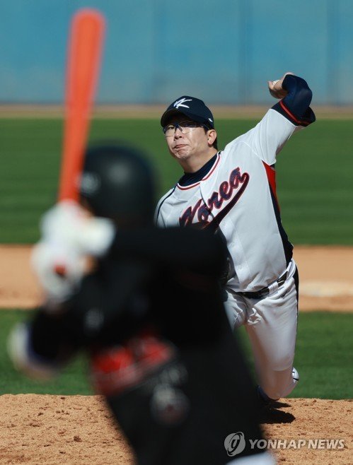 WBC 대표팀 앙현종, kt wiz 상대 평가전 등판 : 네이트 스포츠