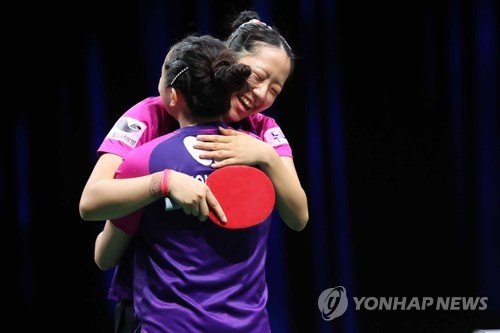 신유빈 전지희 유럽 챔피언 꺾고 세계탁구선수권 동메달 확보 네이트 스포츠