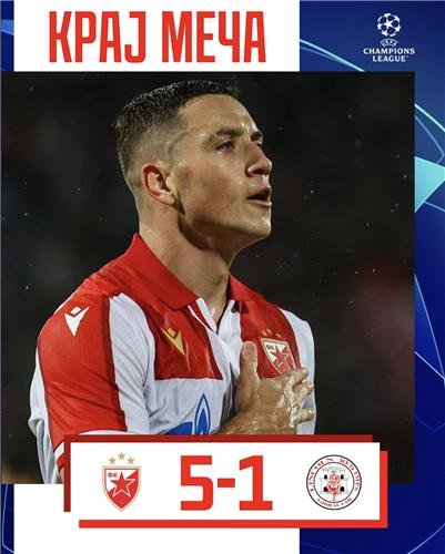 '설영우 징계 결장' 즈베즈다, 링컨 완파하고 UCL 예선 3R 진출 : 네이트 스포츠