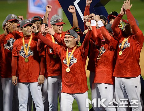 양현종 '내가 한국시리즈 MVP' [MK포토] : 네이트 스포츠